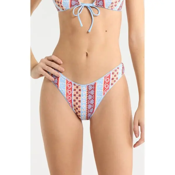 Rip Curl Coastal Instinct Bikini Bottom - Blue Multi