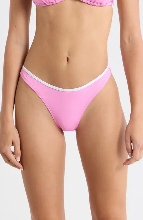 Rip Curl High Leg Bikini Bottoms - Fuchsia