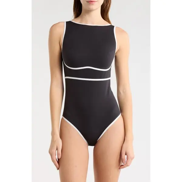 Rip Curl Mirage Fusion High Neck One-piece Swimsuit - Black