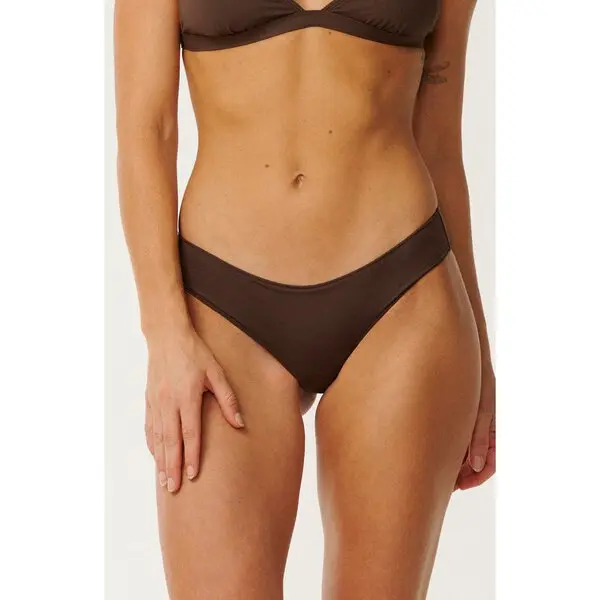 Rip Curl Classic Surf Bikini Bottoms - Brown