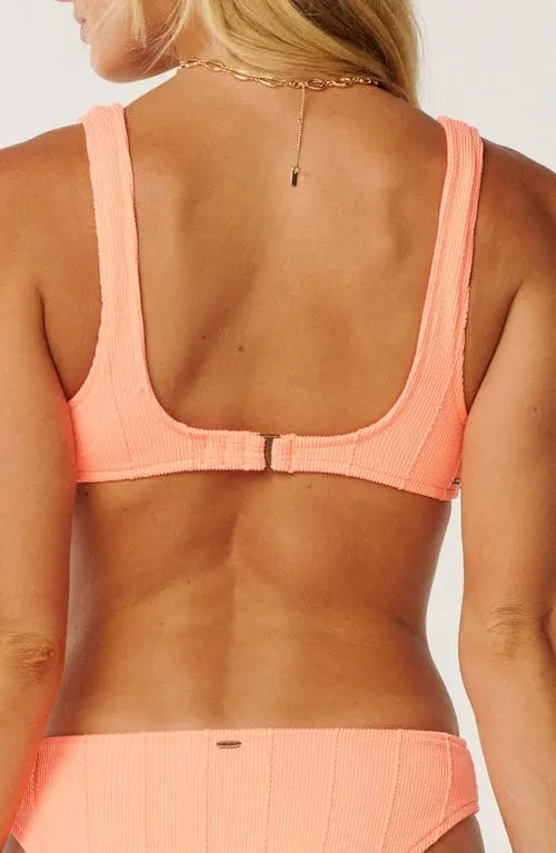 Rip Curl Vibe Surf Bralette Bikini Top - Melon