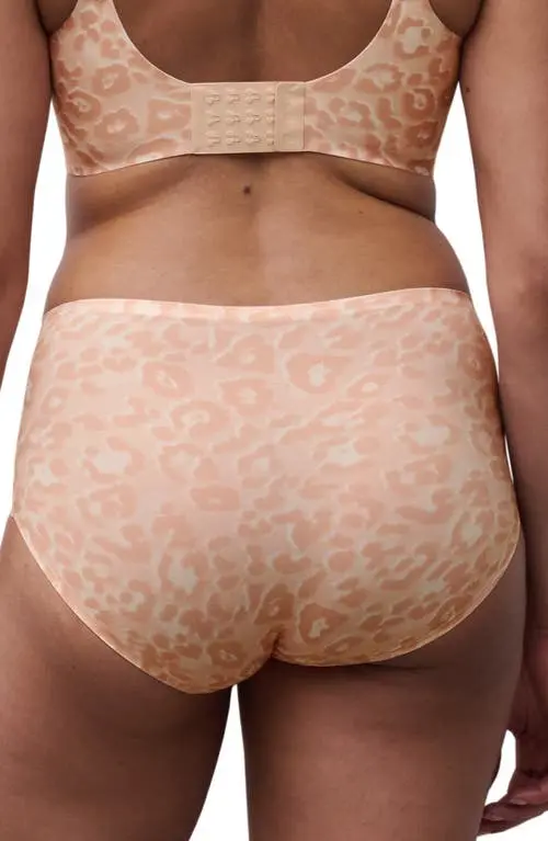 Chantelle Soft Stretch High Cut Briefs - Leo Blush