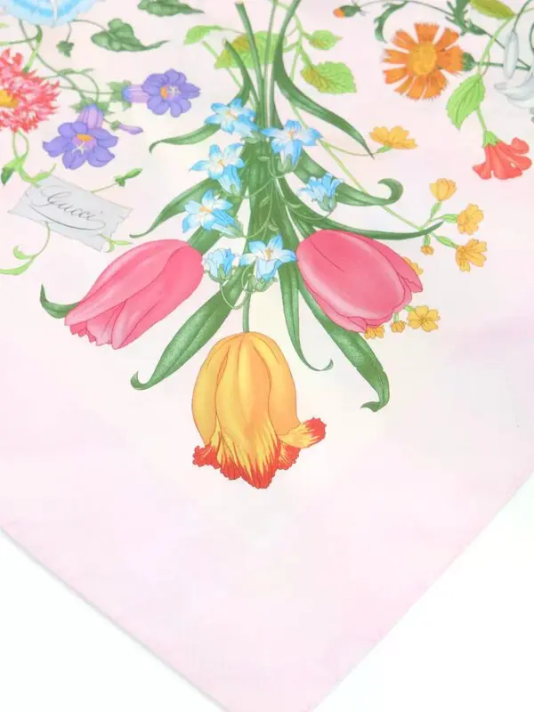 Gucci Floral-print Scarf