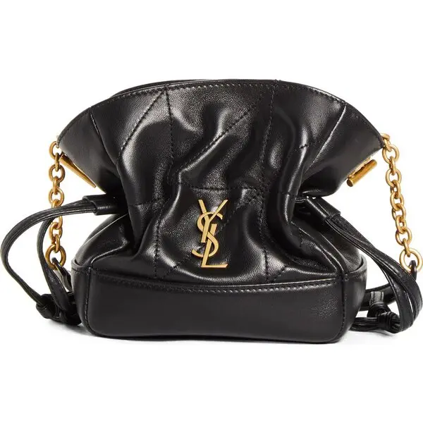 Saint Laurent Mini Jamie Leather Shoulder Bag
