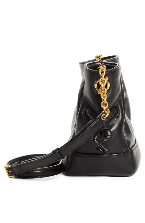 Saint Laurent Mini Jamie Leather Shoulder Bag - Noir