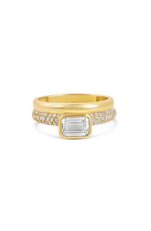 SHYMI Set Of 2 Stacking Rings - Gold