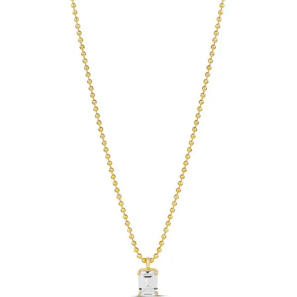 SHYMI Cubic Zirconia Pendant Necklace - Gold