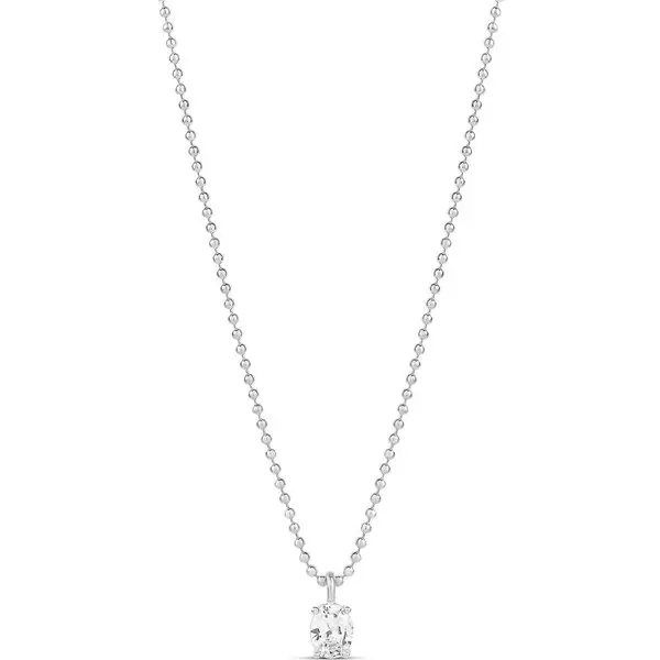 SHYMI Cubic Zirconia Pendant Necklace - Silver