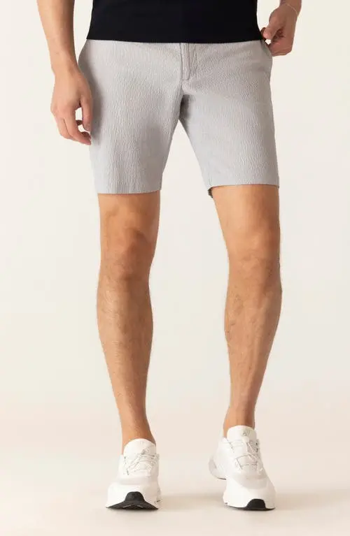 DEKE Flat-front Cotton Seersucker Bermuda Shorts