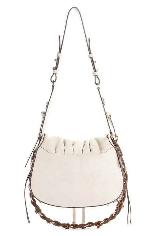 Isabel Marant Bolton Washed Leather Shoulder Bag