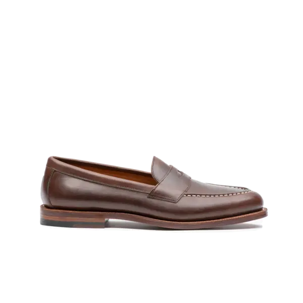 GRANT STONE Traveler Penny Loafer - Crimson Chromexcel