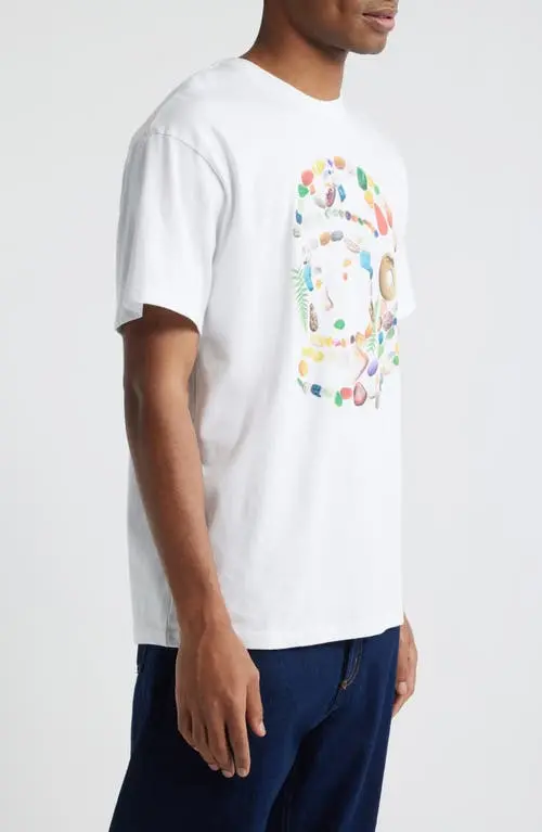 BILLIONAIRE BOYS CLUB Stones Spaceman Logo Graphic T-shirt - White