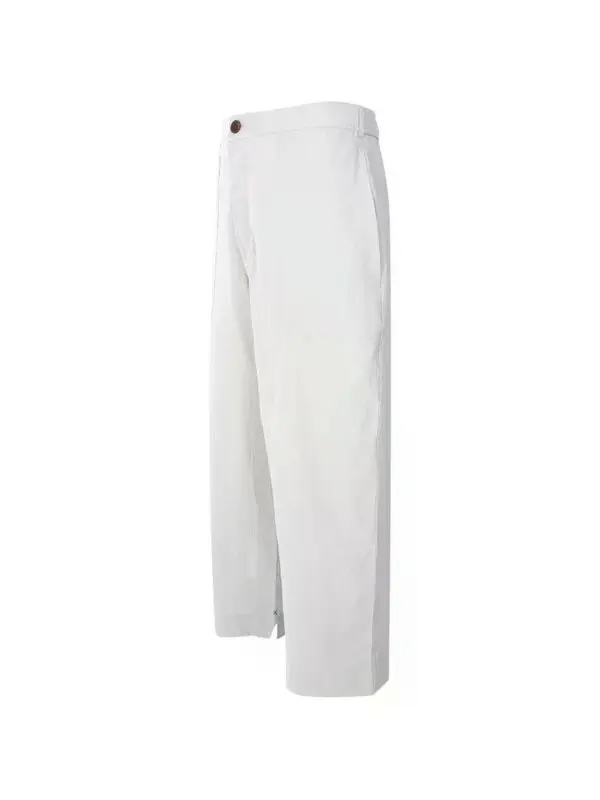 Marané Embroidered-pocket Trousers - Grey
