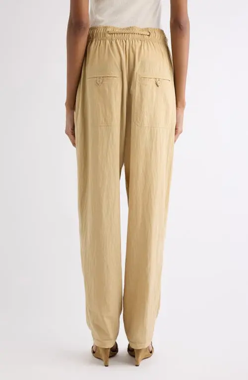 Isabel Marant Falcona Gathered Tapered Pants