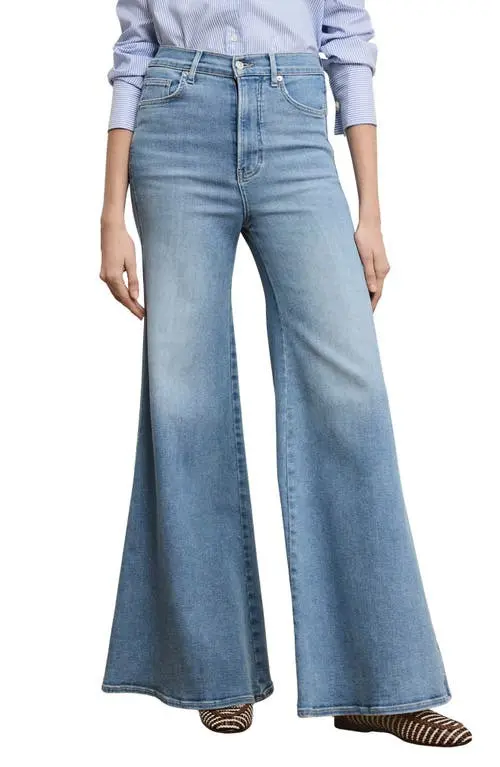Veronica Beard High-rise Ultra Flare Leg Jeans