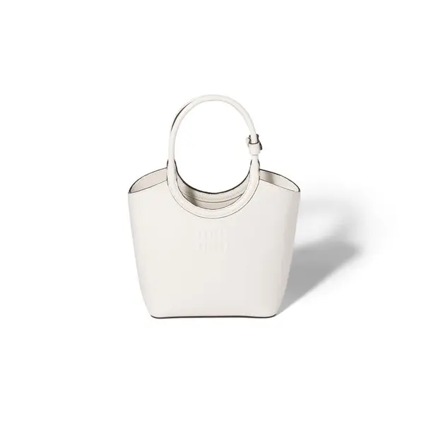 Miu Miu Ivy Leather Handbag - White
