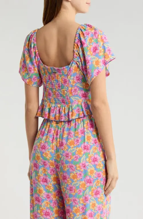 Rip Curl Malibu Cove Peplum Crop Top