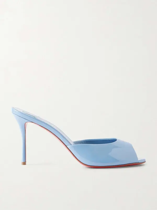 CHRISTIAN LOUBOUTIN Me Dolly 85 Patent-leather Mules