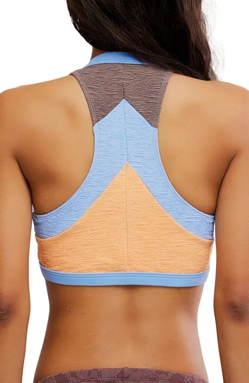 Free People Colorblock Bikini Top