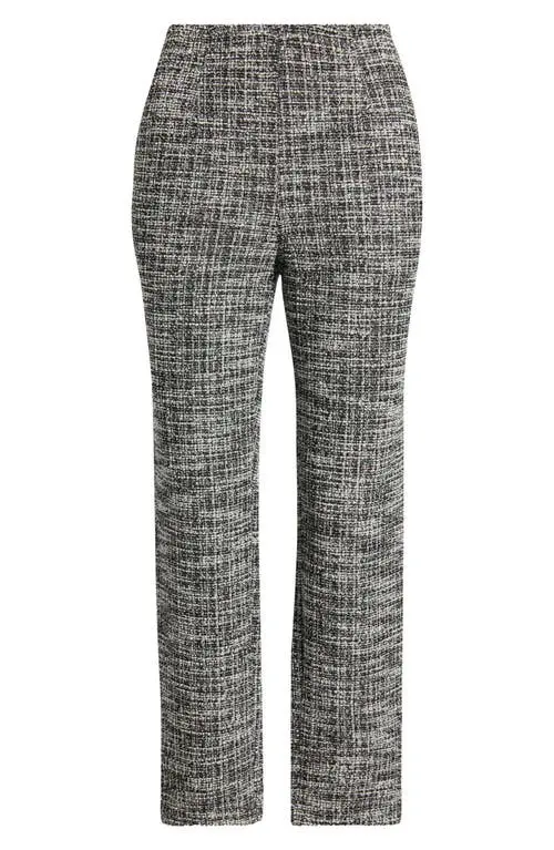Hue Stretch Bouclé Skimmer Pants - Black