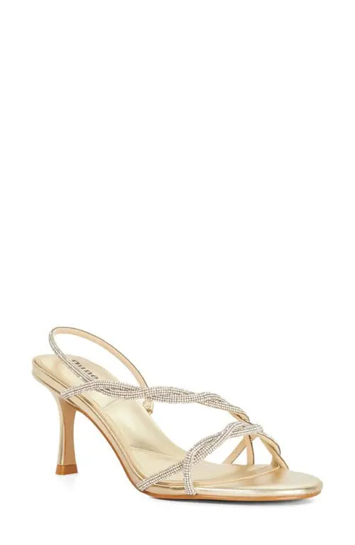 Dune London Milene Slingback Sandal - Gold