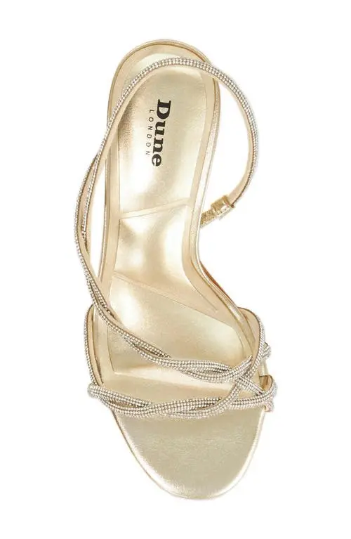 Dune London Milene Slingback Sandal - Gold