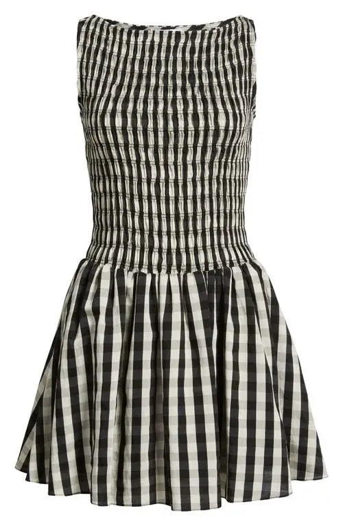LUCY PARIS Ellen Gingham Mini Dress