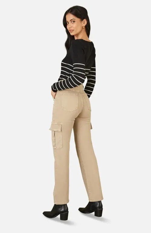 YUMI High Waist Utility Cargo Pants