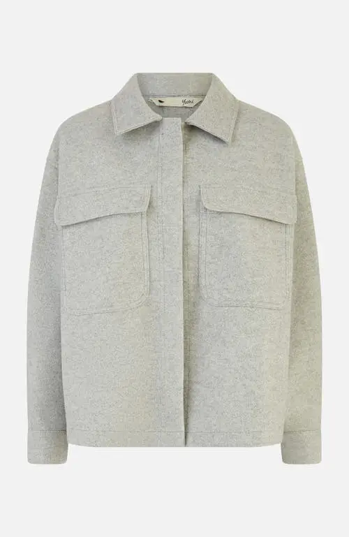YUMI Textured Finish Shacket