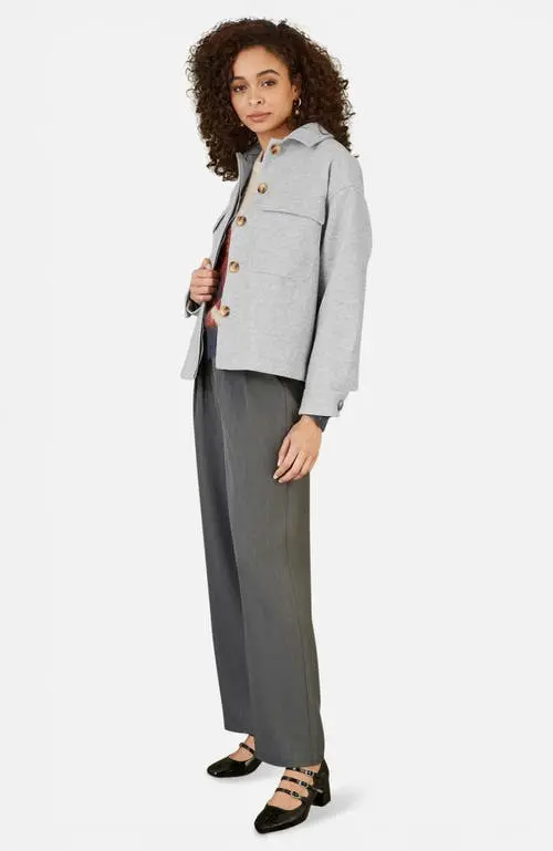 YUMI Textured Finish Shacket