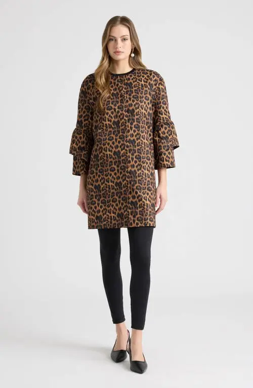NVLT Water Repellent Printed Canvas Coat