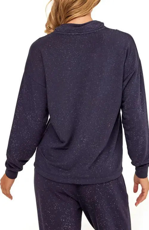 THREADS 4 THOUGHT Nyloa Terry Quarter Zip Top - Stargazer