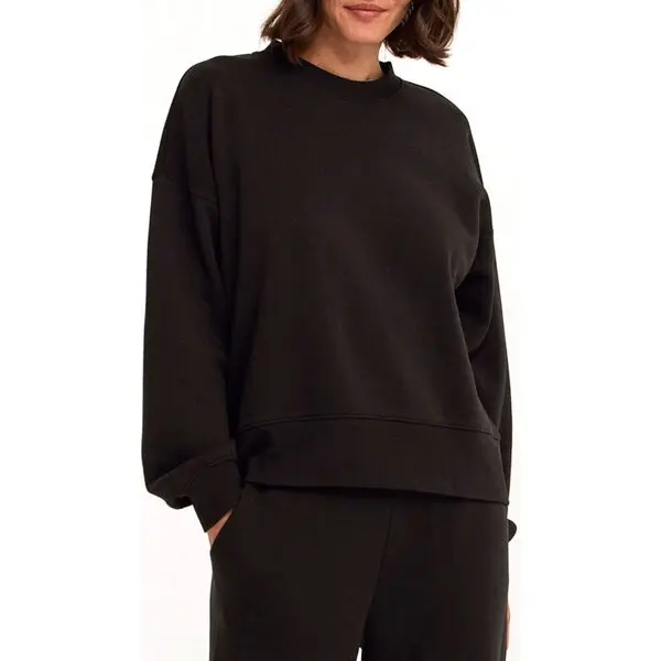 THREADS 4 THOUGHT Blaise Triblend Fleece Sweatshirt - Black