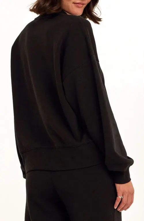 THREADS 4 THOUGHT Blaise Triblend Fleece Sweatshirt - Black