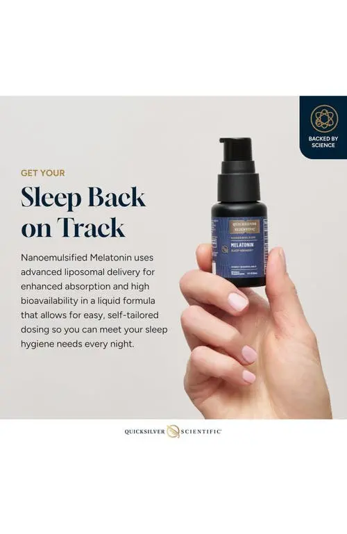QUICKSILVER SCIENTIFIC Liposomal Melatonin Liquid Supplement