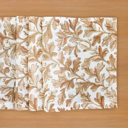 Solino Home Linen Table Runner For Dining Table - Autumn