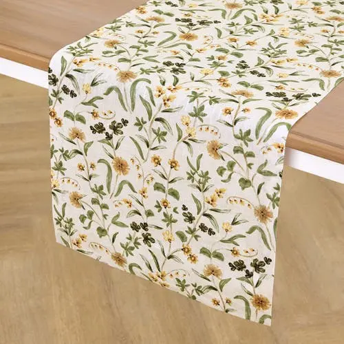 Solino Home Linen Table Runner For Dining Table