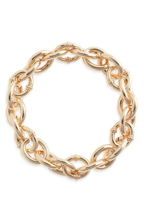Nordstrom Oval Link Stretch Bracelet - Gold