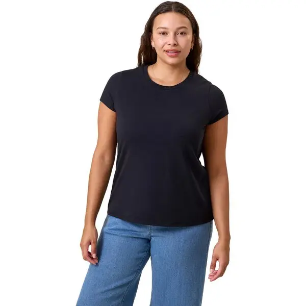 KINDRED BRAVELY Slim Fit Modal Crewneck T-shirt - Black