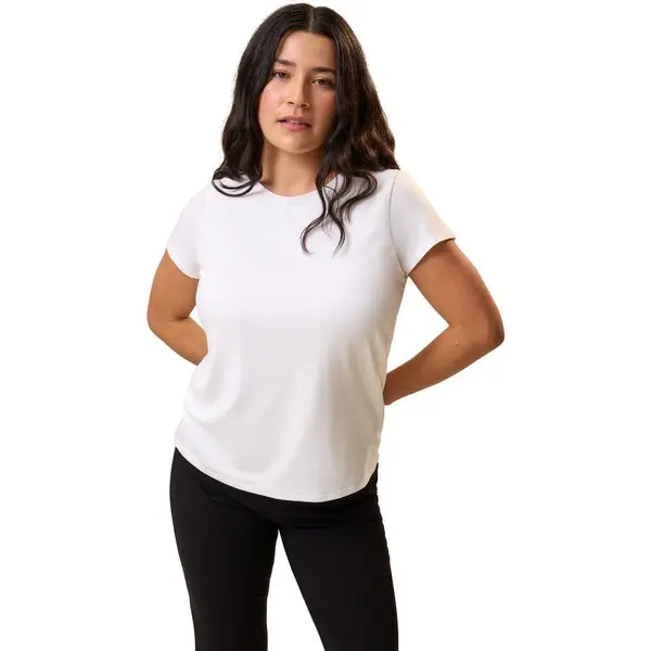 KINDRED BRAVELY Slim Fit Modal Crewneck T-shirt - White