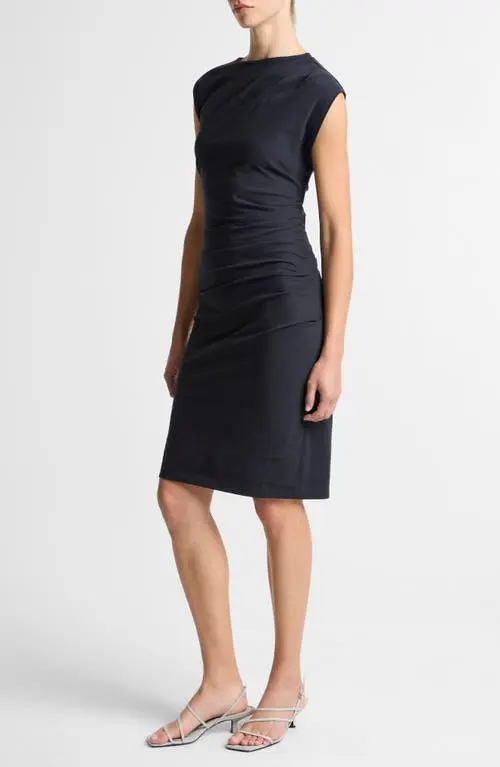 Vince Ruched Sheath Dress