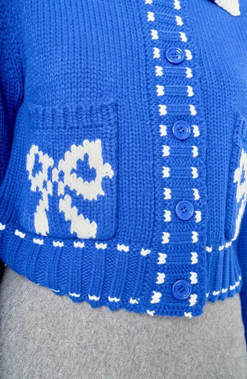 English Factory Bow Cardigan
