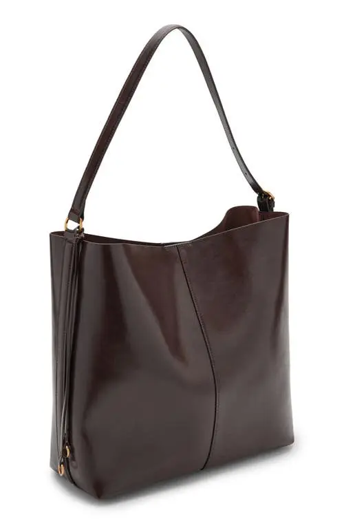 Mango Faux Leather Shoulder Bag