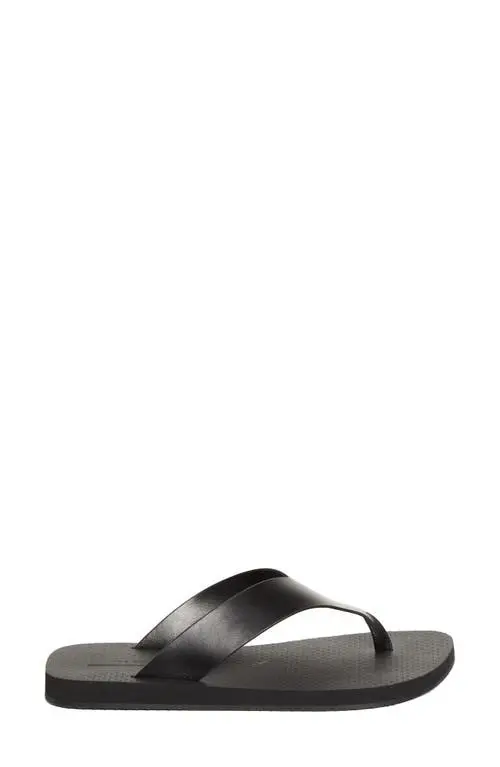 THE ROW Dune Classic Ginza Flip Flop - Black