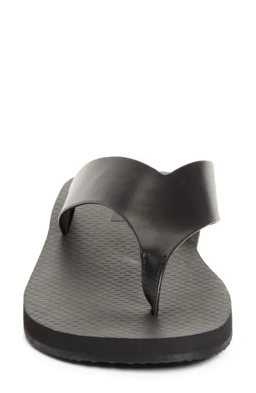 THE ROW Dune Classic Ginza Flip Flop - Black
