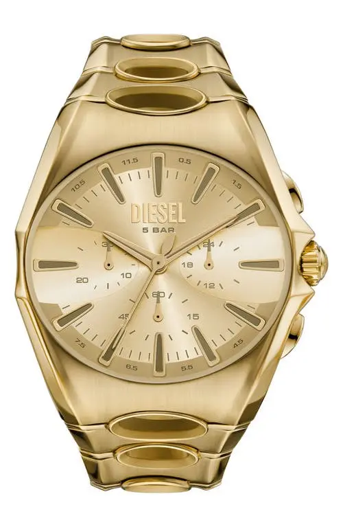 DIESEL® Chronograph Bracelet Watch - Gold