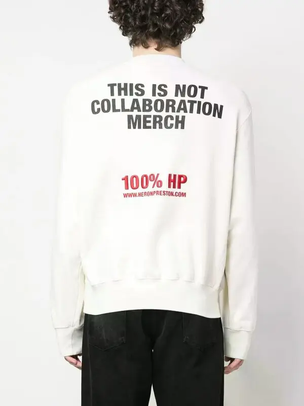 Heron Preston Logo-print Organic Cotton Sweatshirt
