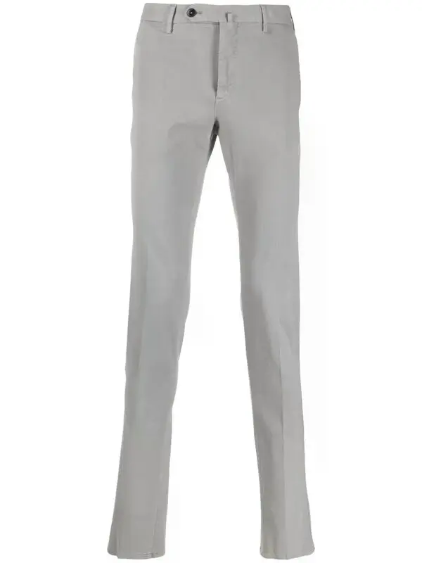 PT TORINO Mid-rise Skinny Trousers - Grey
