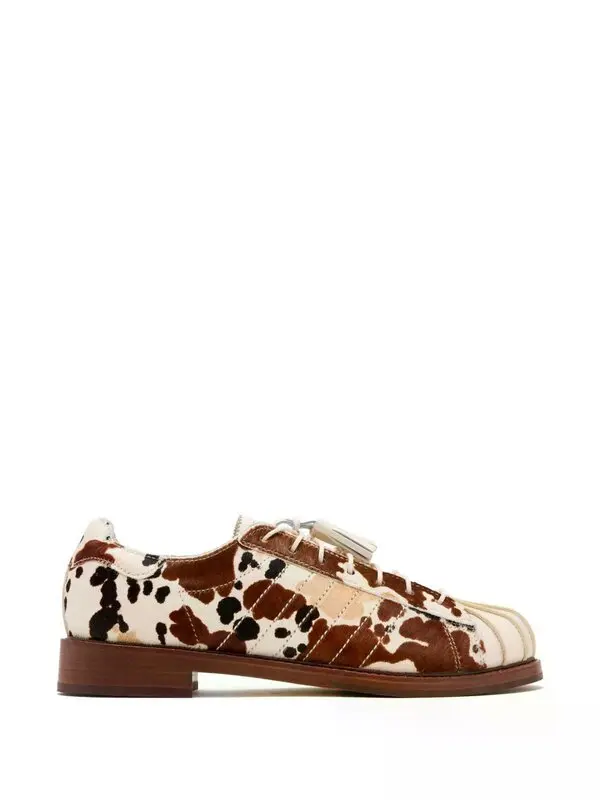 Adidas X Clot Edison Chen Superstar Cow-print Sneakers