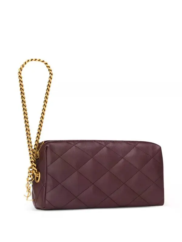 Saint Laurent Cassandre Clutch - Purple